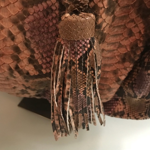 Bellasima | Bags | Nwt Genuine Python Hobo Made In Italy | Poshmark
